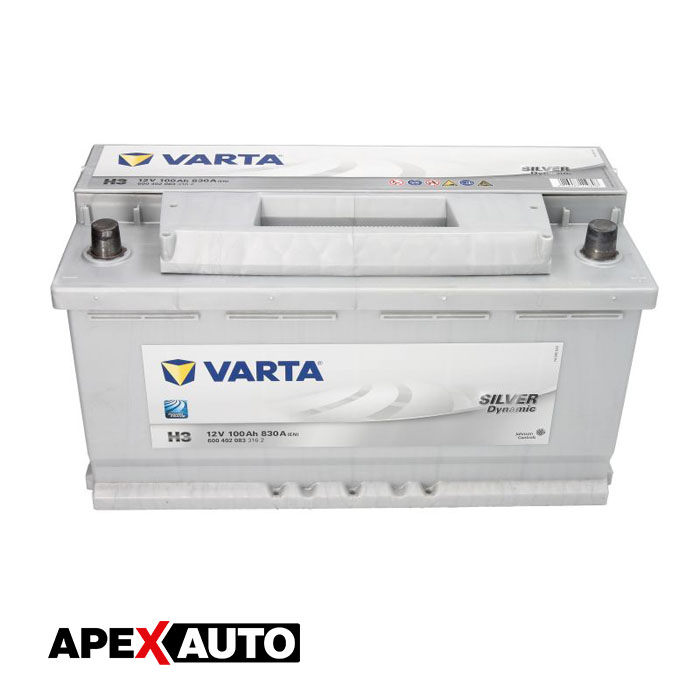 Akumulator VARTA 100Ah/830A 12V Silver Dynamic D+ – Apex Auto